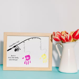 Father's Day Handprint Craft | Gift for Dad | Father's Day Craft ...