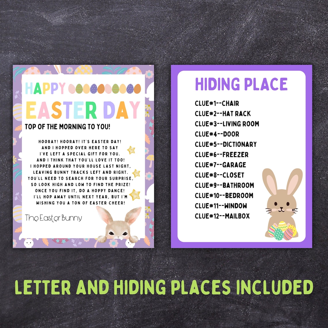 Easter Scavenger Hunt for Teens Easter Egg Hunt Clues Older Kids Easter ...