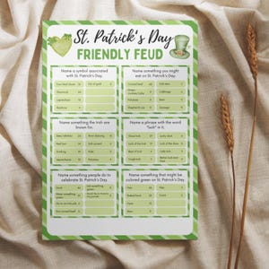 St Patricks Day Games | St Patricks Day Friendly Feud Game | St ...