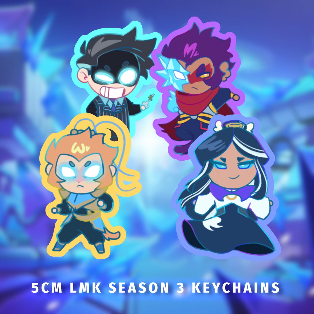 Lmk Season 3 Colored Acrylic Keychains - Etsy