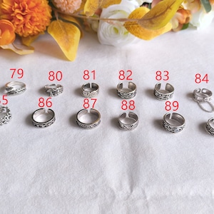 Silver Y2K Rings, Chunky Boho Y2K Gothic Rings, Y2K Chunky Rings ...