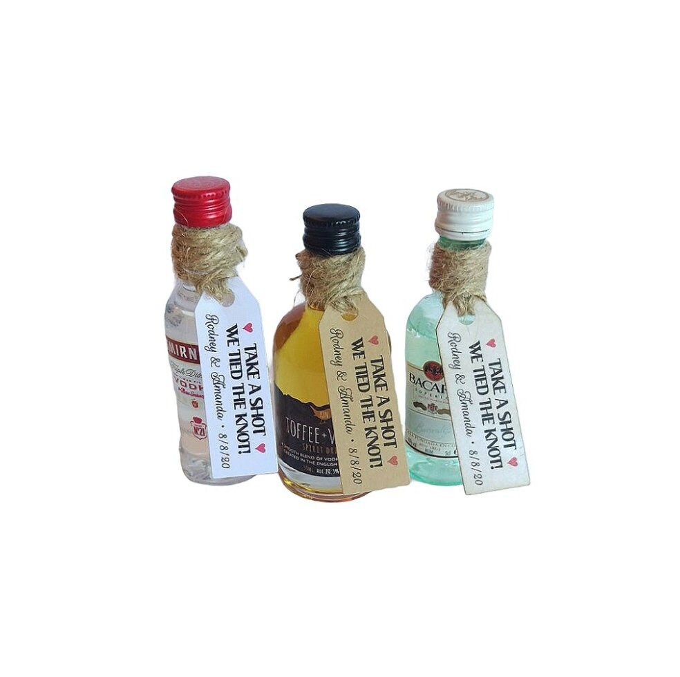 Alcohol Favour Tags Take a Shot Tags Drink Favour Tags | Etsy UK