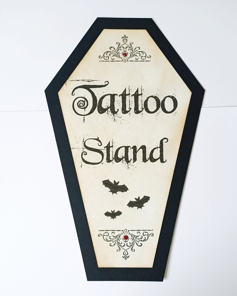 Gothic Wedding Signs Tattoo Sign Halloween Sign Halloween - Etsy