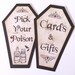 Gothic Bar Signs, Pick Your Poison, Coffin Signs, Halloween Bar Sign ...