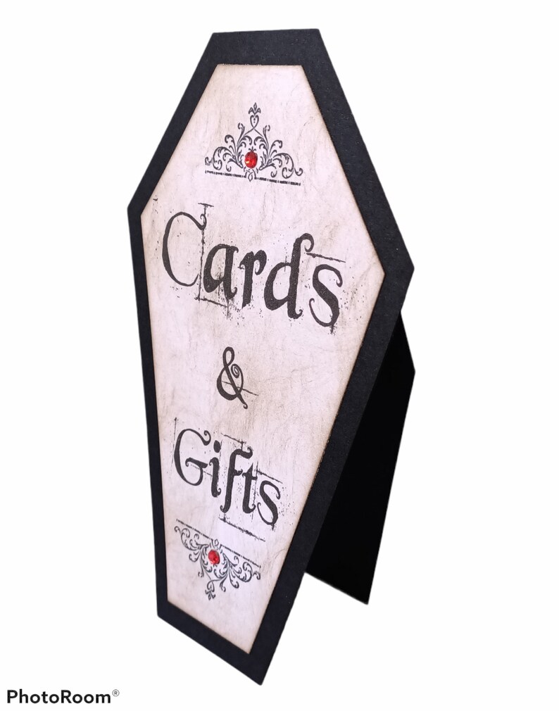 Gothic Cards Signs, Cards Sign, Coffin Signs, Halloween Sign, Halloween ...