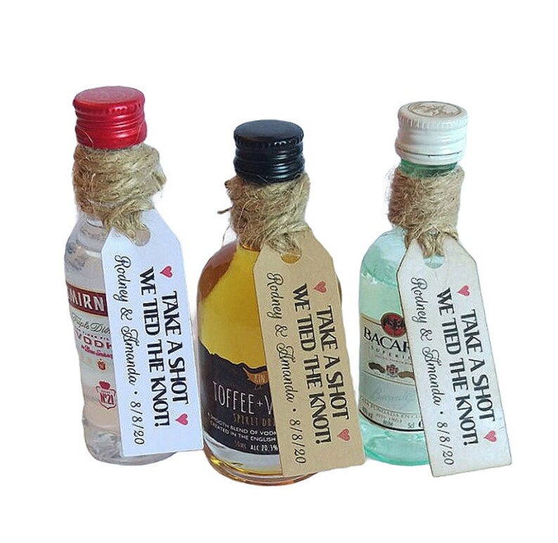 Alcohol Favour Tags Take a Shot Tags Drink Favour Tags - Etsy UK