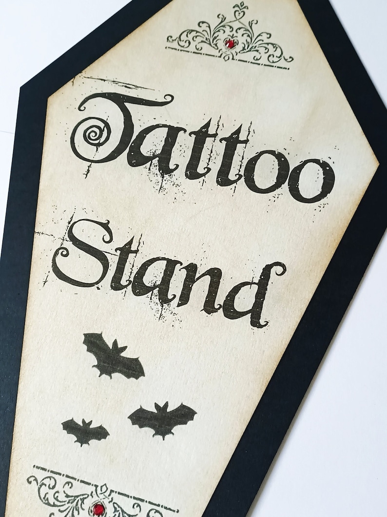 Gothic Wedding Signs Tattoo Sign Halloween Sign Halloween - Etsy