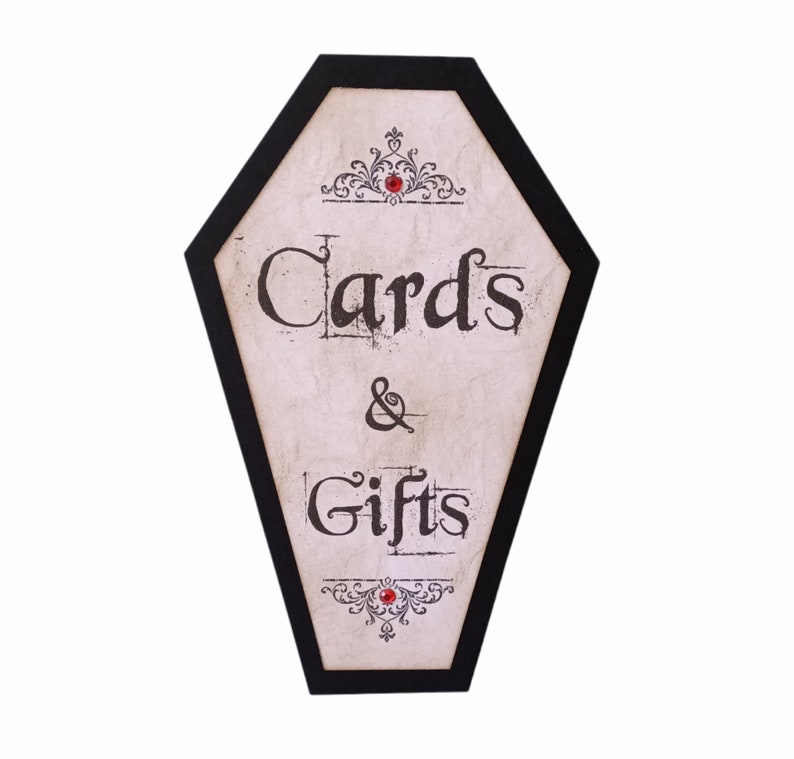 Gothic Cards Signs Cards Sign Coffin Signs Halloween Sign - Etsy