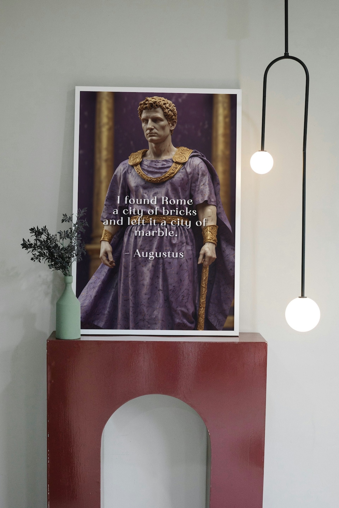 Emperor Augustus, Quote, Philosophy Art, Exhibition Poster, Philosophy ...