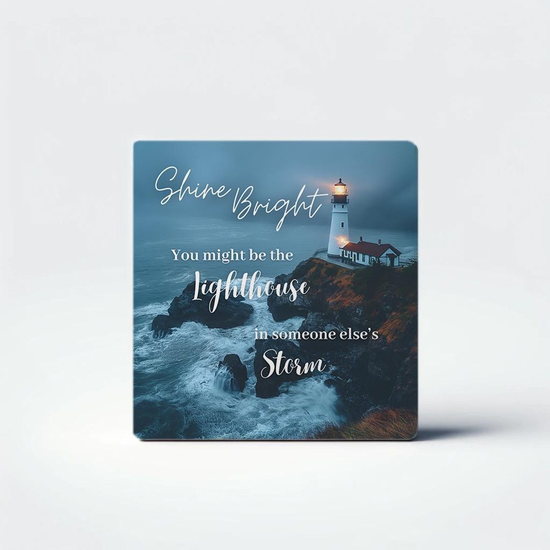 Shine Bright, 2x2 Motivational Quote Magnet – Perfect for Mindfulness ...