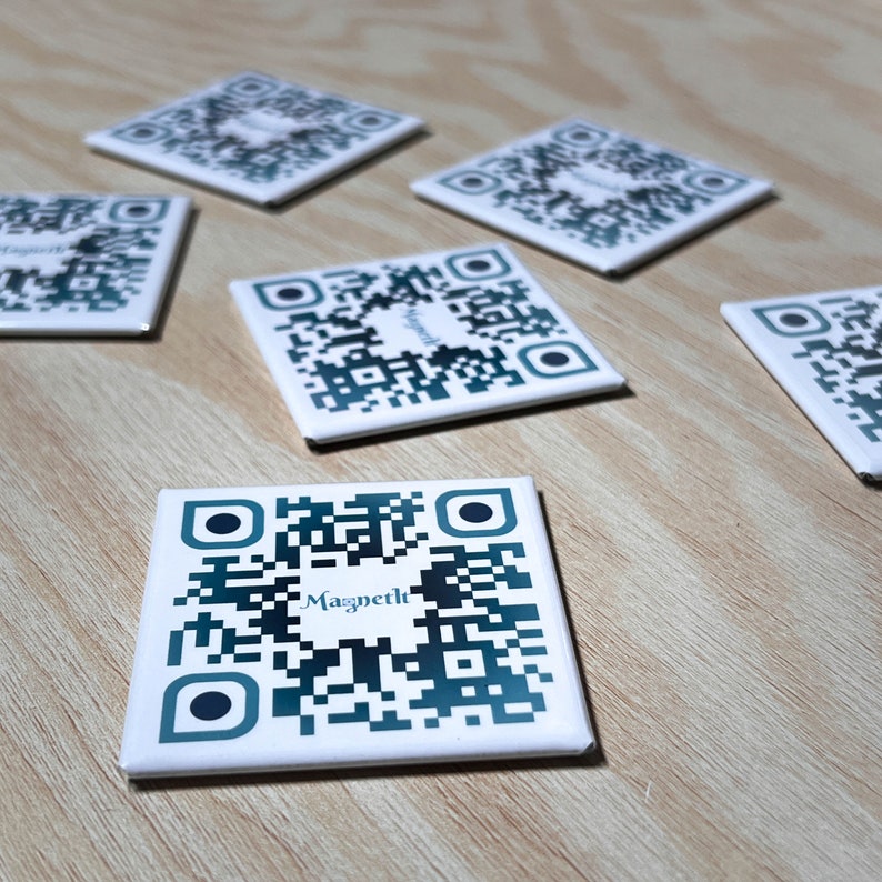 2x2 Inch Custom QR Code Magnet - Etsy