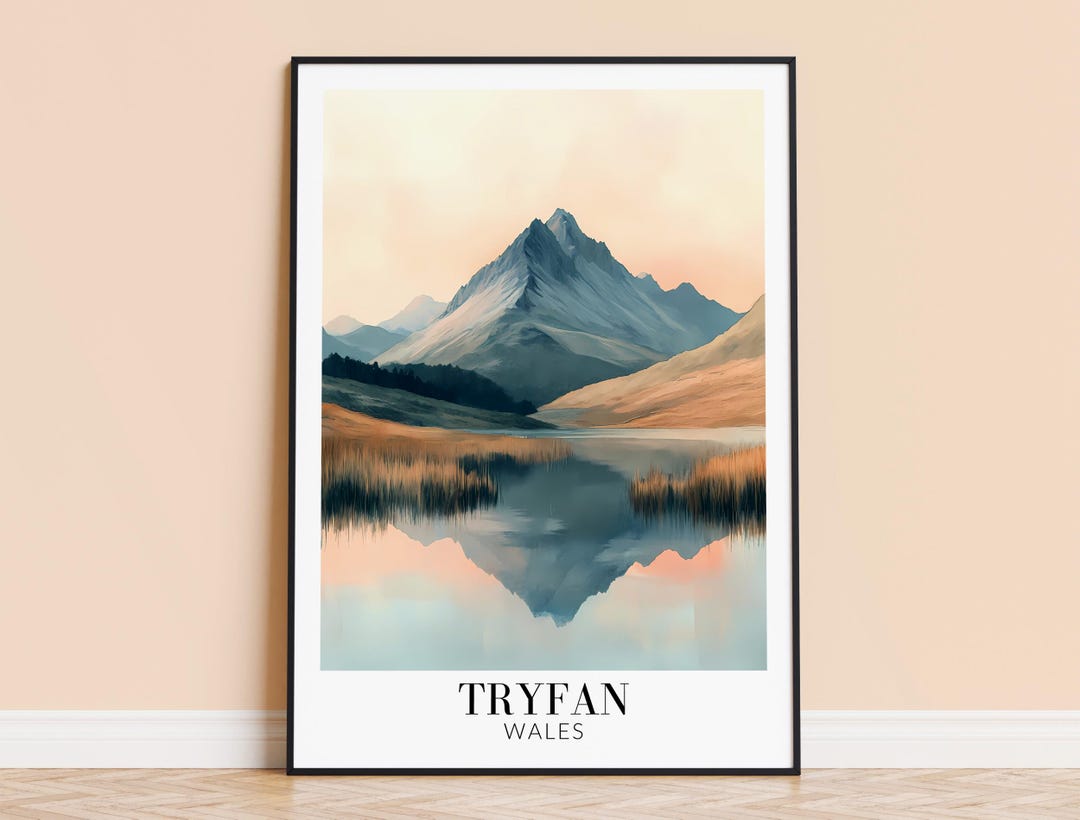 Tryfan Print Tryfan Wales Travel Wall Hanging Home Decoration Gift for ...