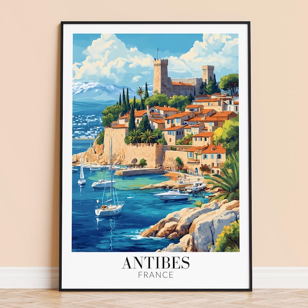 Antibes poster - Etsy France