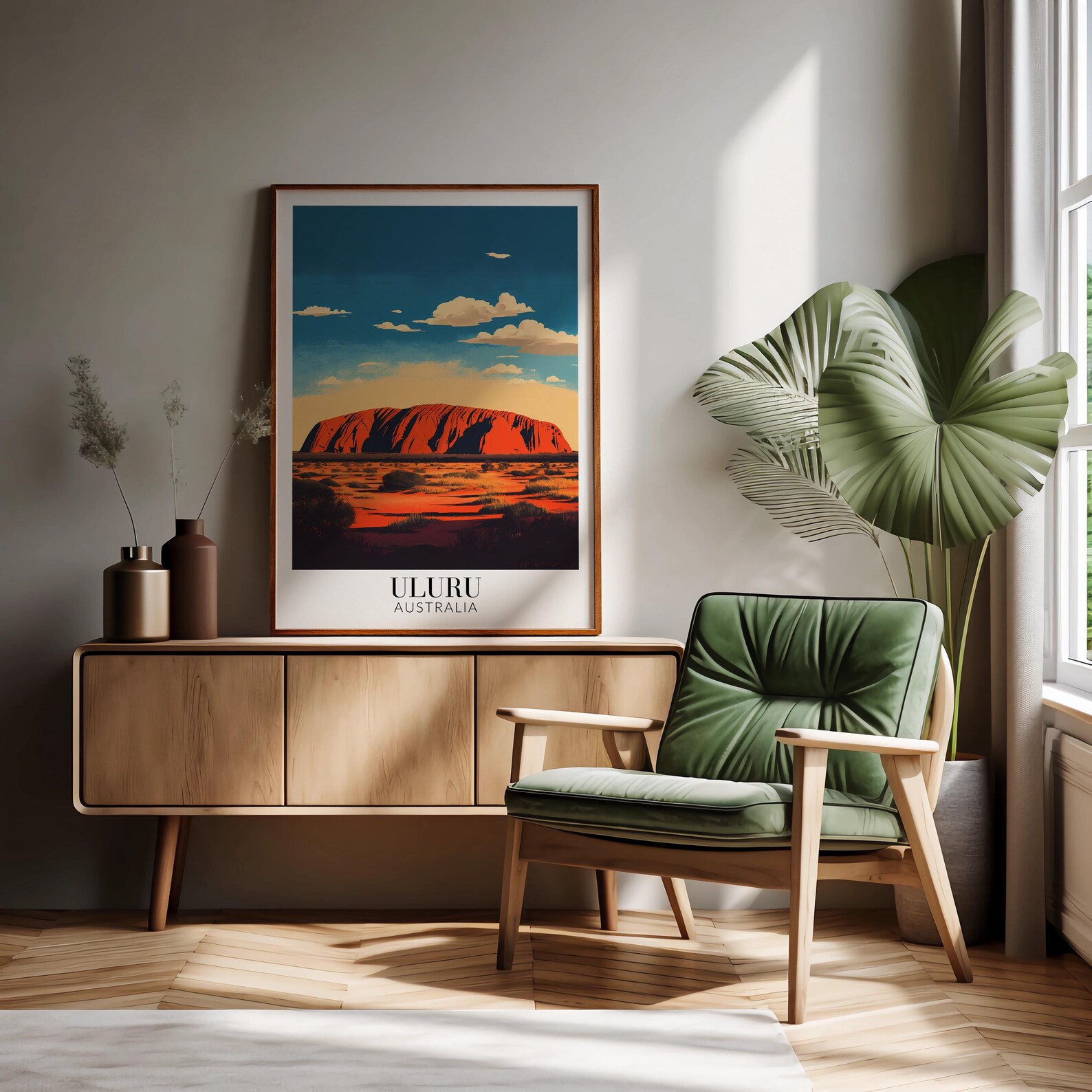 Uluru Print Uluru Australia Travel Wall Hanging Home Decoration Gift ...