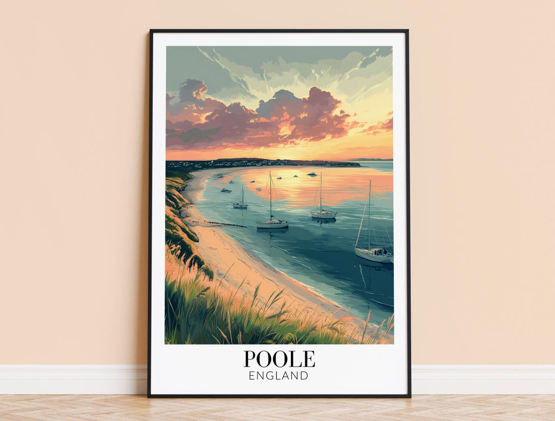 Poole Print Poole England Travel Wall Hanging Home Decoration Gift for ...