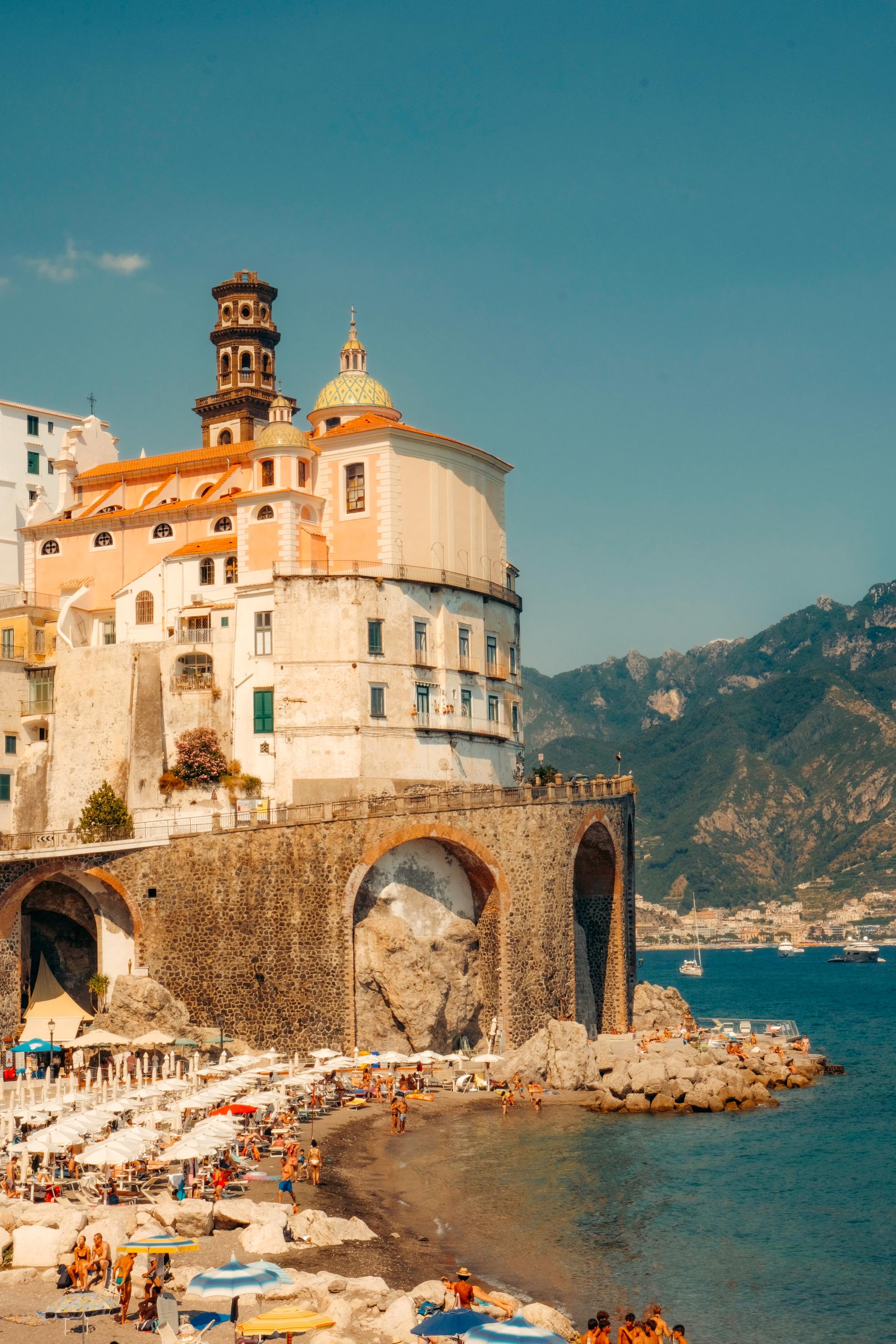 Amalfi Coast Italy Wall Art, Italian Summer Home Decor, Atrani ...