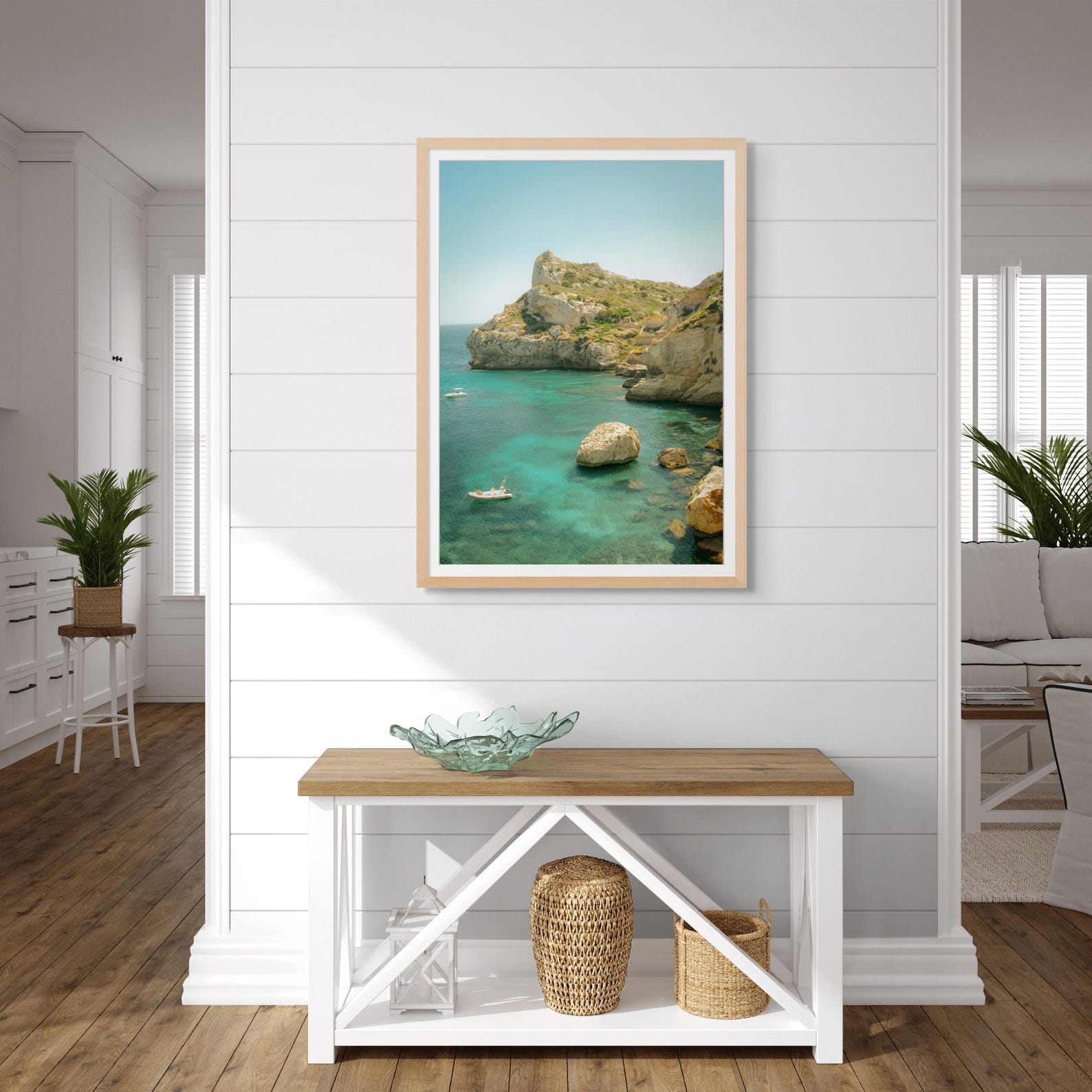 Sardinia Italy Wall Art, Italian Summer Home Decor, Vintage ...