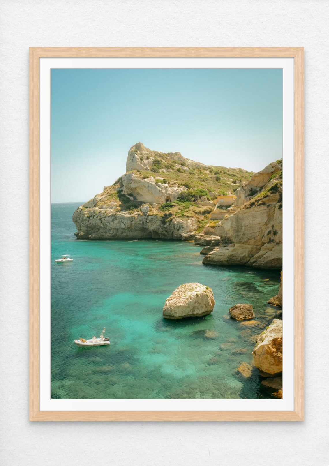 Sardinia Italy Wall Art, Italian Summer Home Decor, Vintage ...