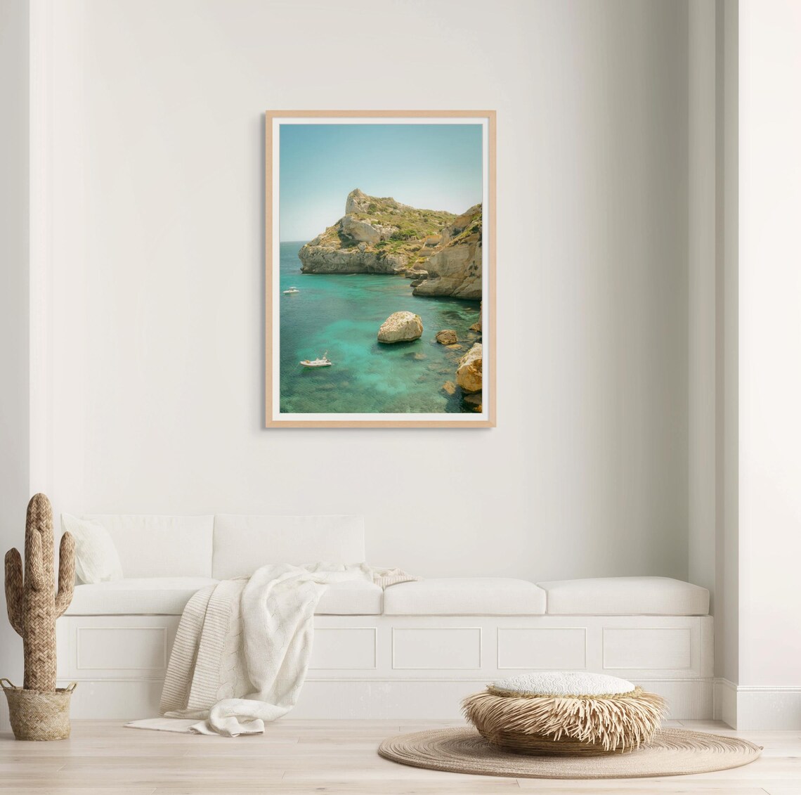 Sardinia Italy Wall Art, Italian Summer Home Decor, Vintage ...