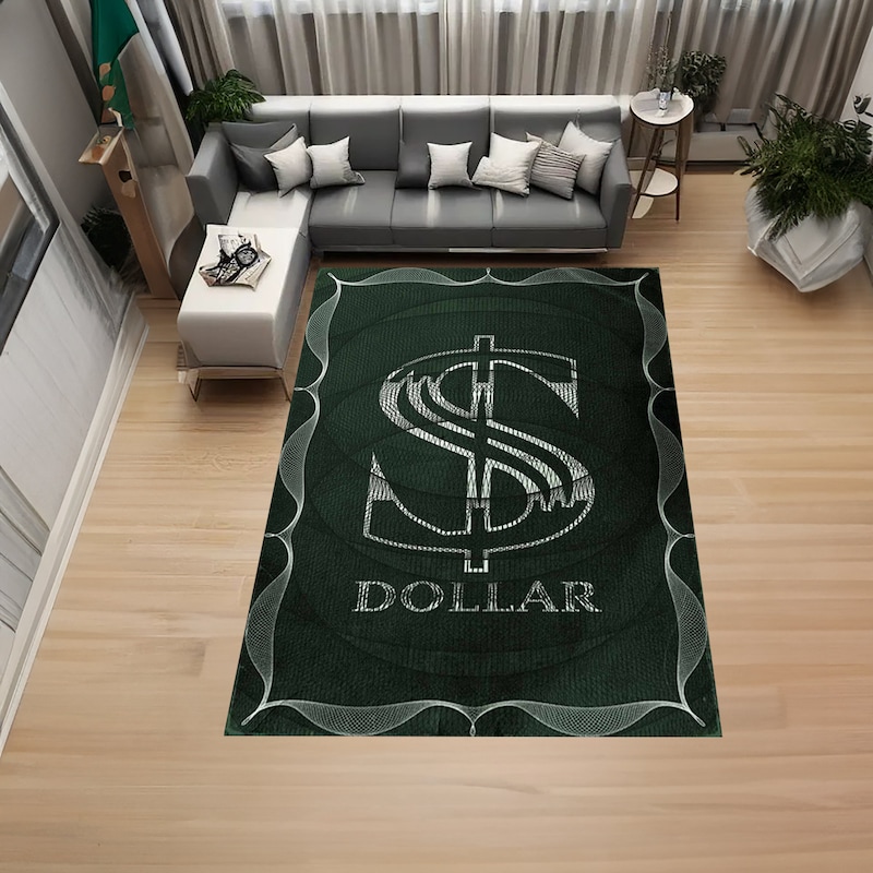 Money Money Rug - Etsy