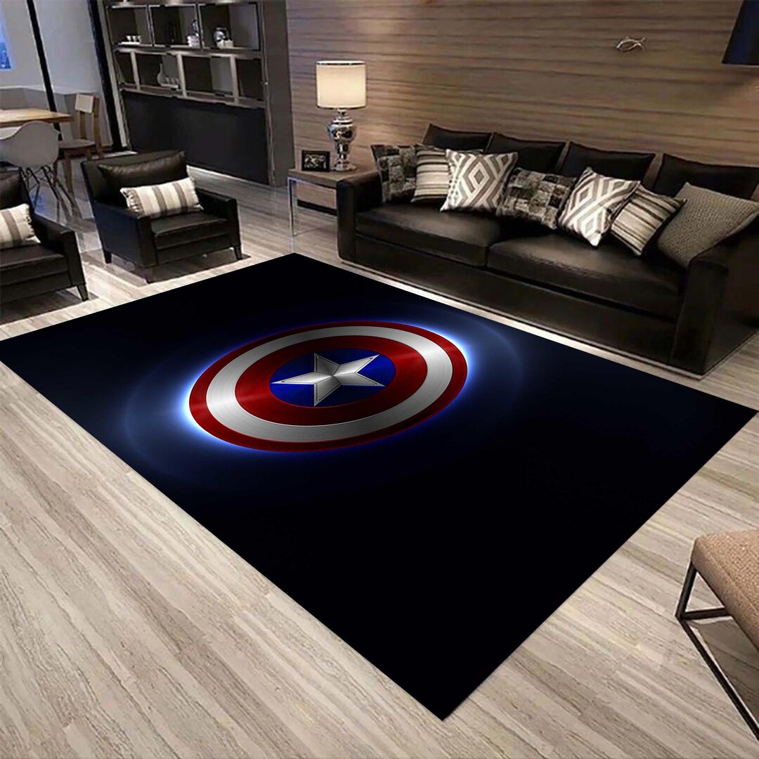Captain America Shield Rug,captain America Shield, Adamantium Shield ...