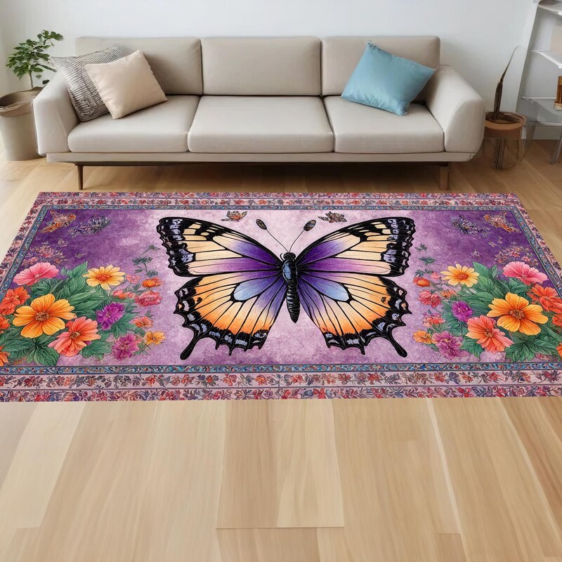 Butterfly Rug - Etsy