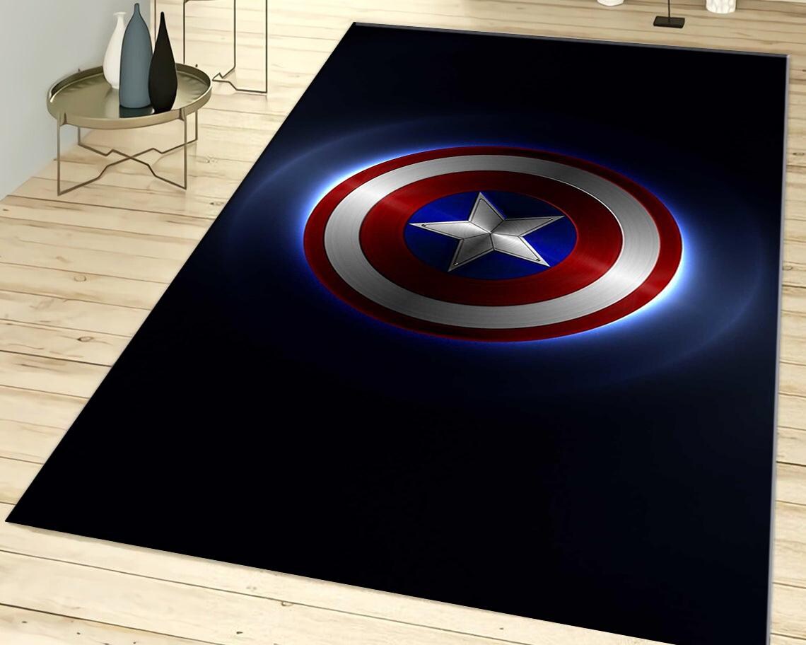 Captain America Shield Rug,captain America Shield, Adamantium Shield ...