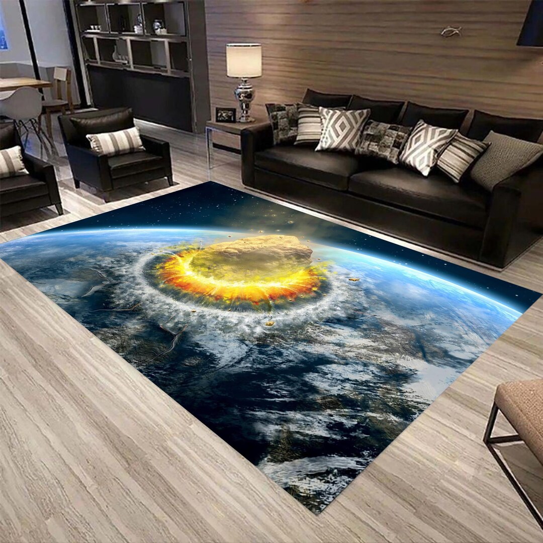 Parlor Galaxy Space Mat Rugs, 3D Printed Area Rugs, Anti-slip Large Rug ...