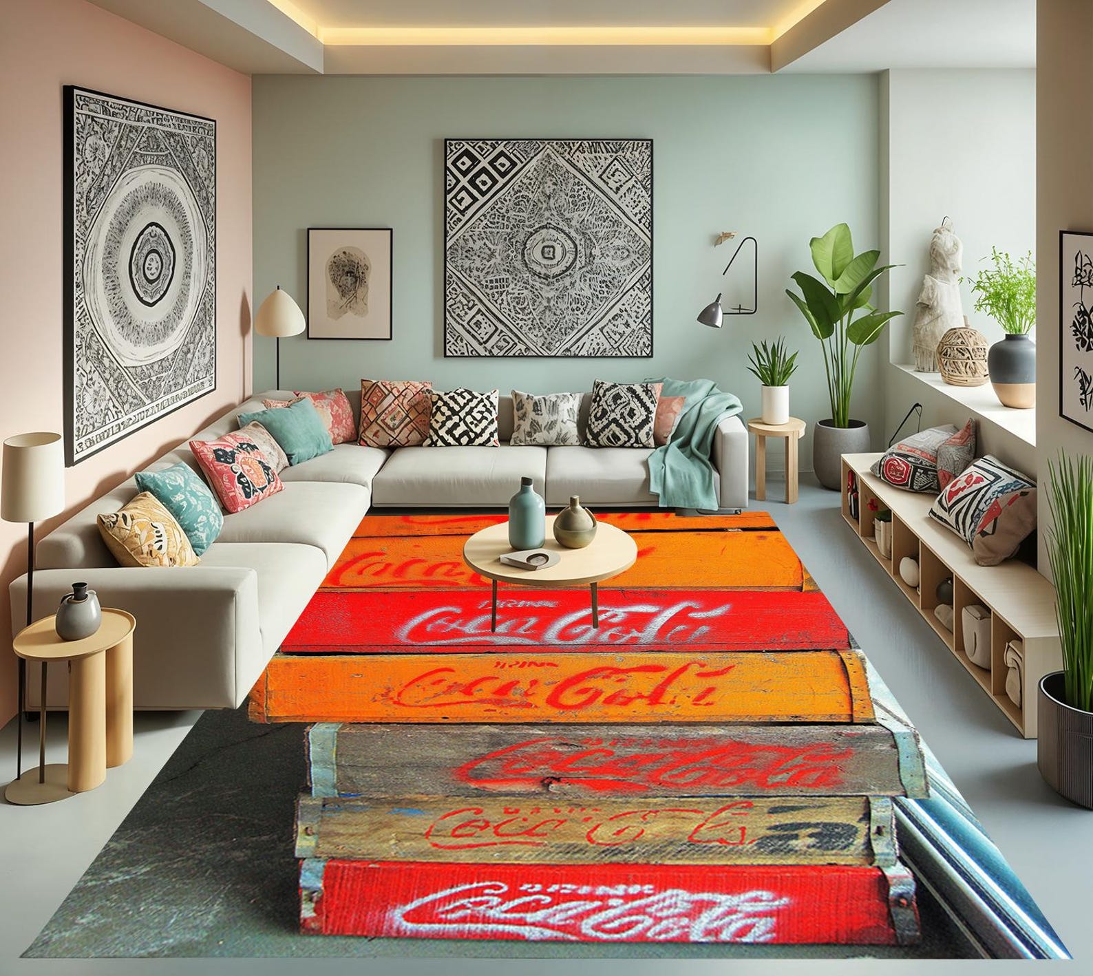 Coca Cola Rug, Coke Rug, Coca Cola Retro, Custom Rug, Coca Cola Vintage ...
