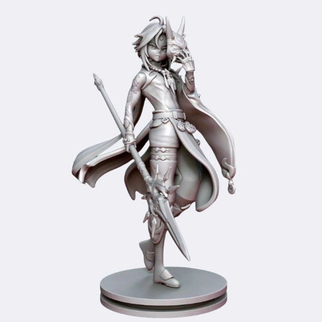 Genshin Impact Xiao 3D Print STL File, Digital 3D Printing STL File for ...