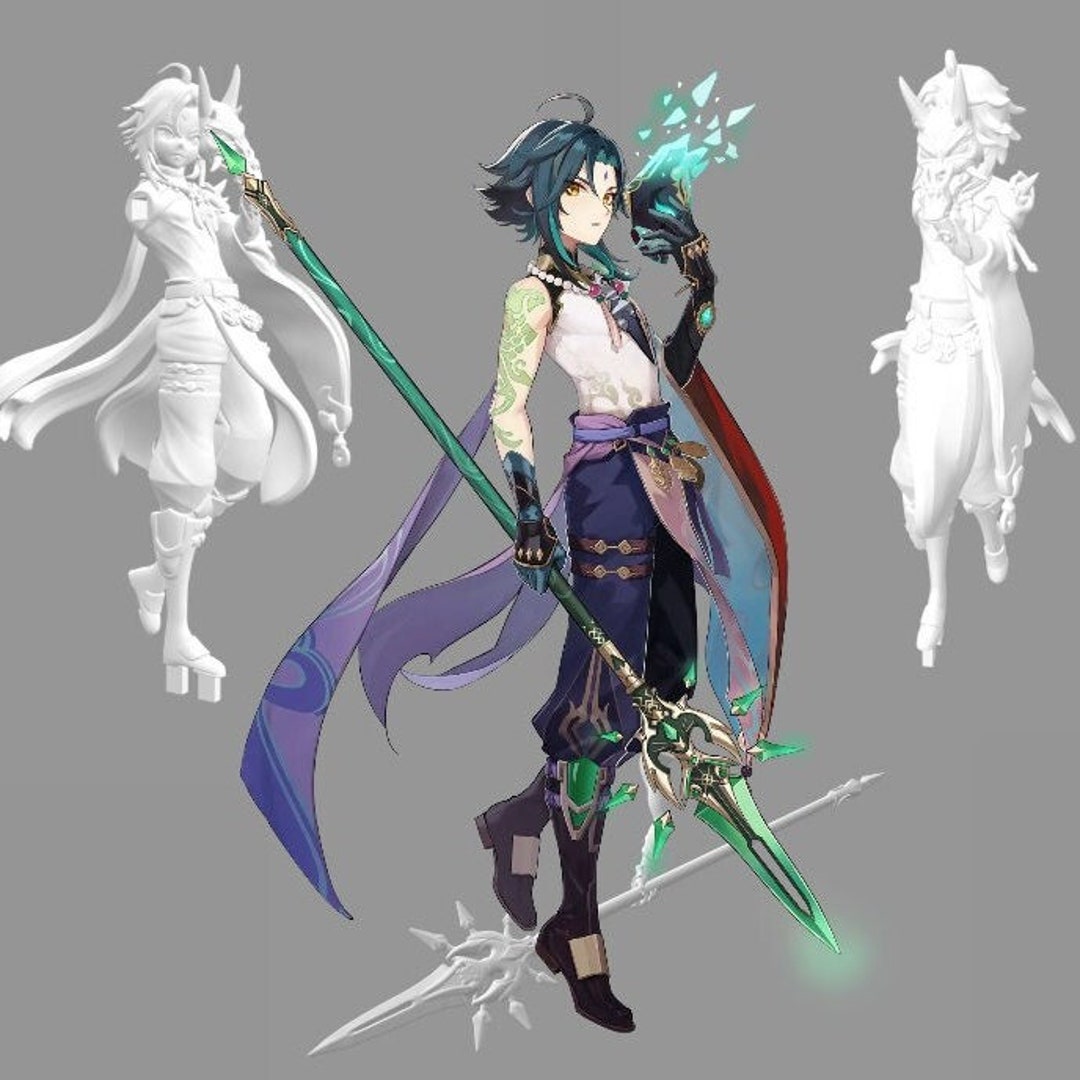 Genshin Impact Xiao 3D Print STL File, Digital 3D Printing STL File for ...