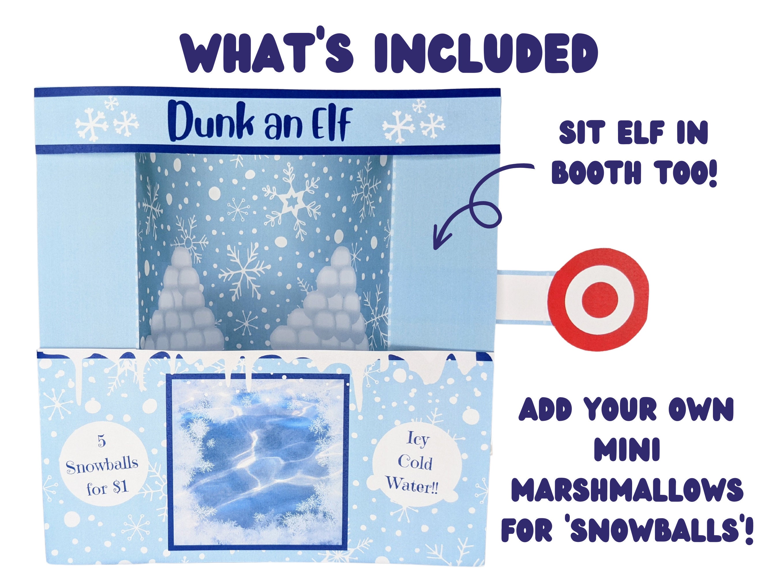 Printable Dunk an Elf - Printable Elf Props, Printable Elf Accessories ...
