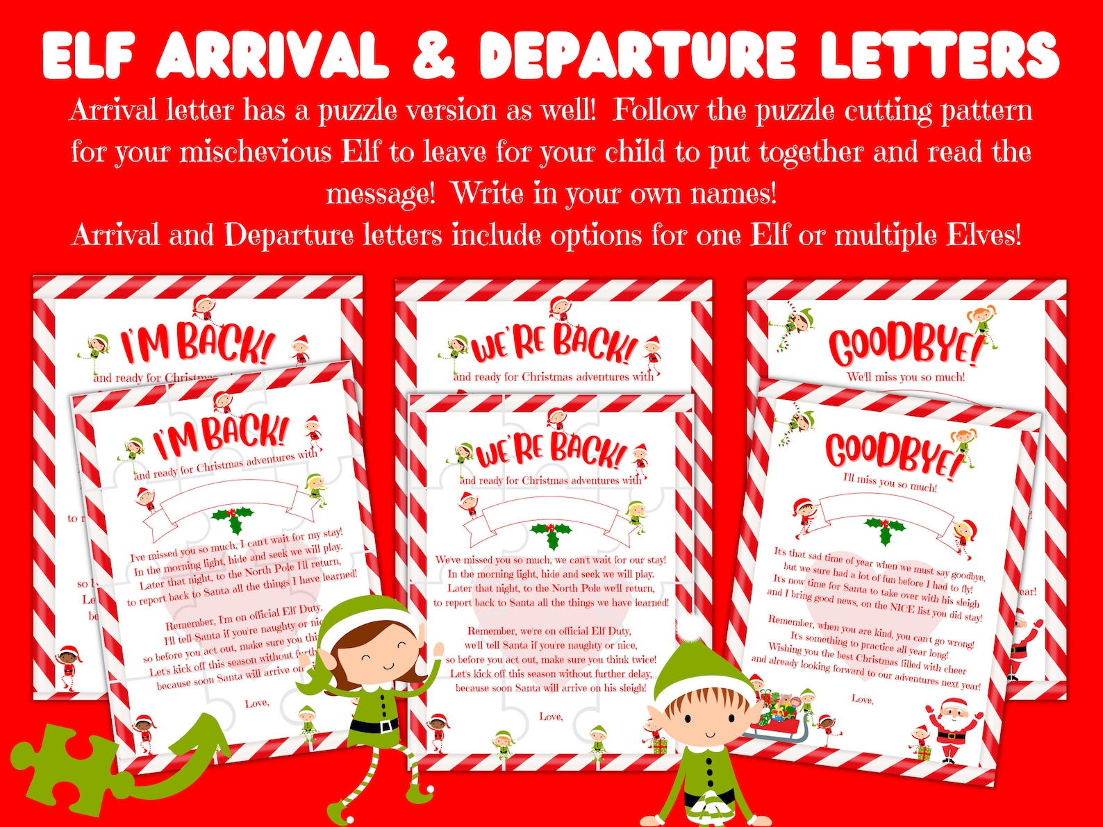 Printable Elf Kit Bundle Printable Elf on the Shelf Bundle - Etsy