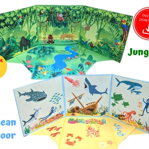 10 Printable Desk Pet Homes Habitats - Desk Pet Reward - Desk Pet ...