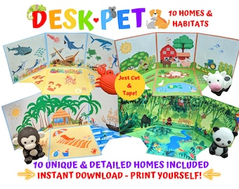 Desk Pet Bundle Starter Kit Printable - Desk Pets - Desk Pet Printable ...