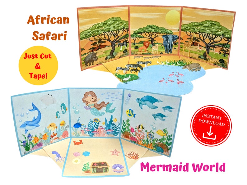 10 Printable Desk Pet Homes Habitats Desk Pet Reward Desk Pet Printable ...