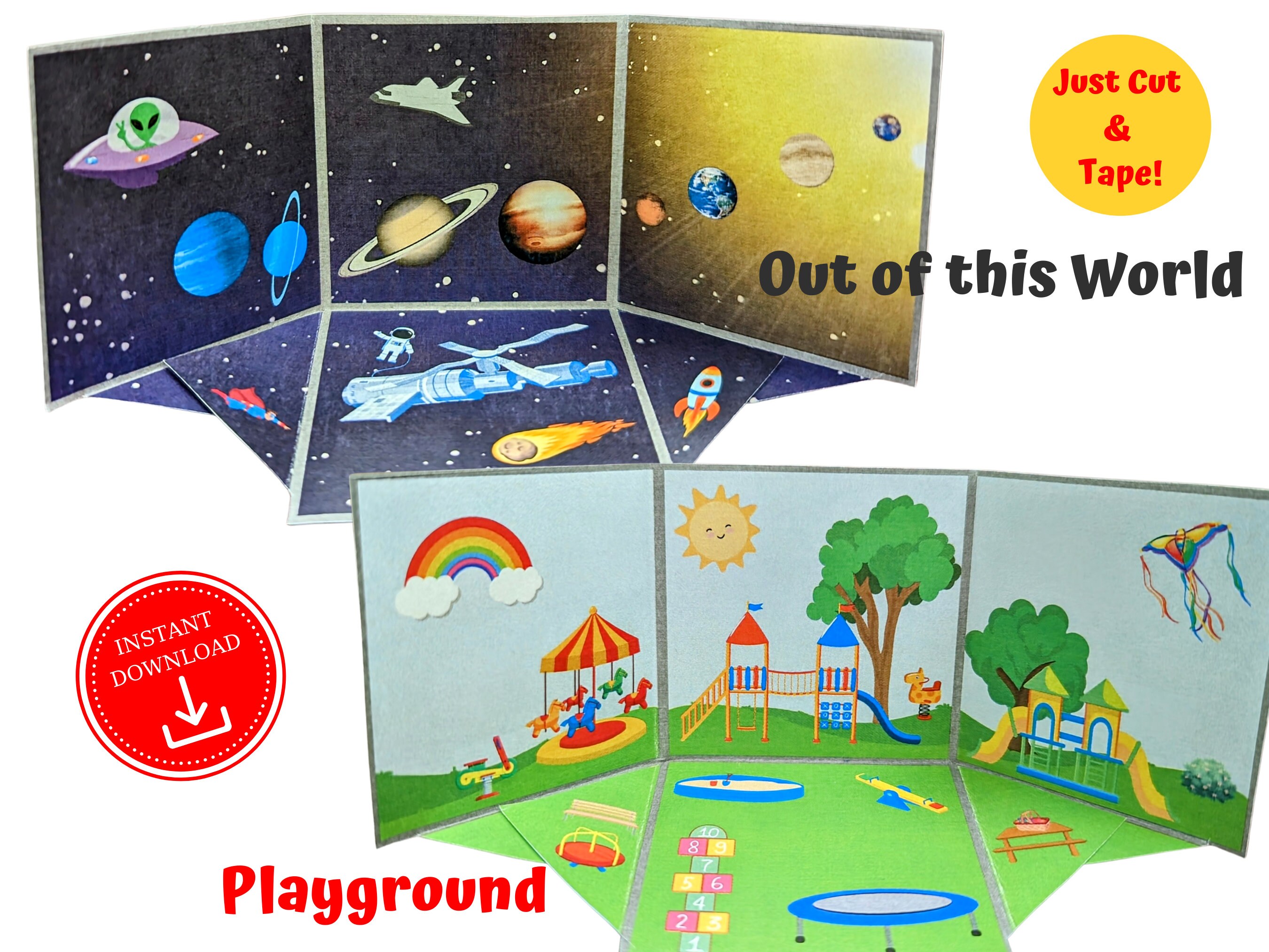 10 Printable Desk Pet Homes Habitats Desk Pet Reward Desk - Etsy