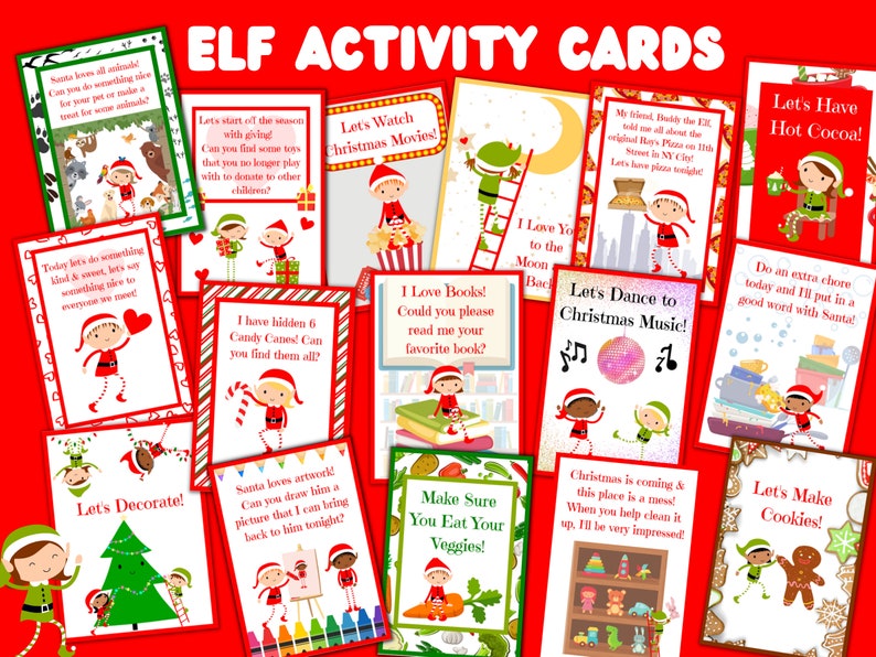 Printable Elf Kit Bundle Printable Elf on the Shelf Bundle - Etsy