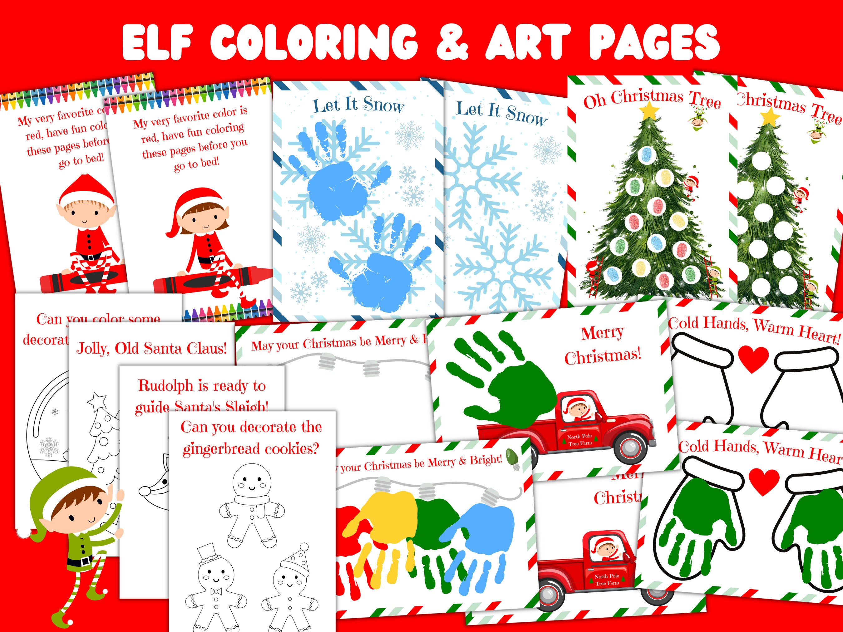 Printable Elf Kit Bundle Printable Elf on the Shelf Bundle - Etsy