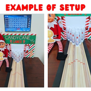 Printable Elf Bowling Alley - Printable Elf Props, Printable Elf ...