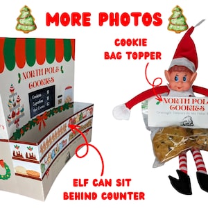 Elf Printable Cookie Shop - Printable Elf Props, Printable Elf ...