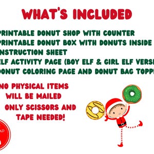 Elf Printable Krispy Kreme Doughnuts Shop - Printable Elf Props ...