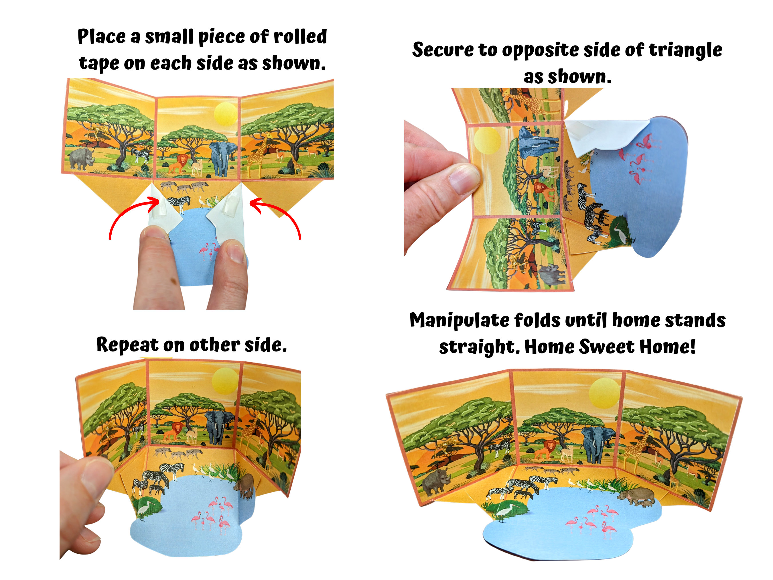 10 Printable Desk Pet Homes Habitats - Desk Pet Reward - Desk Pet ...