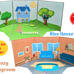 10 Printable Desk Pet Homes Habitats - Desk Pet Reward - Desk Pet ...