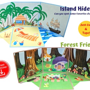 10 Printable Desk Pet Homes Habitats - Desk Pet Reward - Desk Pet ...