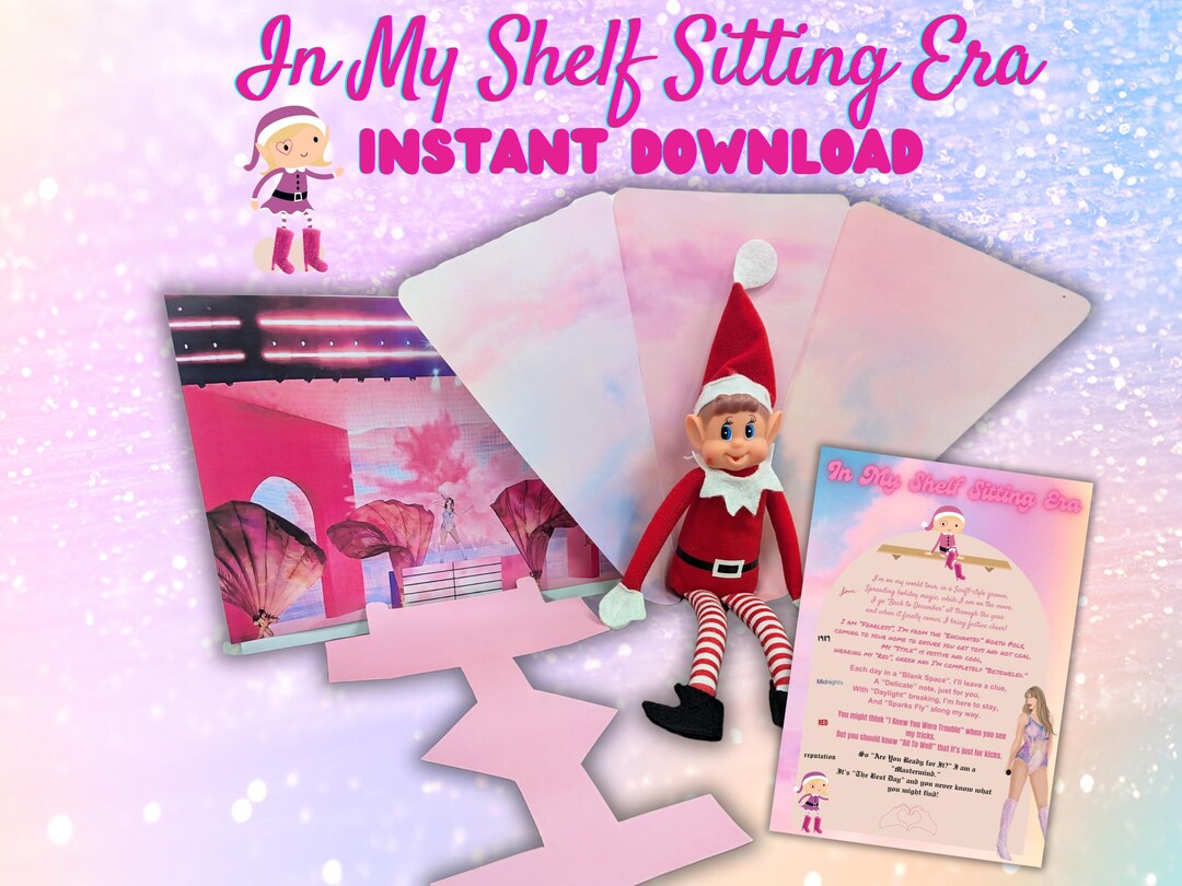 Printable Taylor Swift Elf Prop, Eras Tour Elf Kit, Printable Elf ...