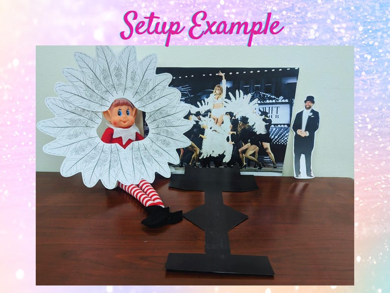 Printable Taylor Swift Elf Prop, Showgirl Elf, Eras Tour Elf Kit ...