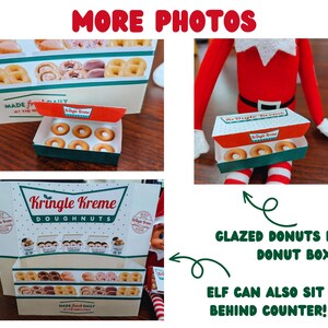 Elf Printable Krispy Kreme Doughnuts Shop - Printable Elf Props ...