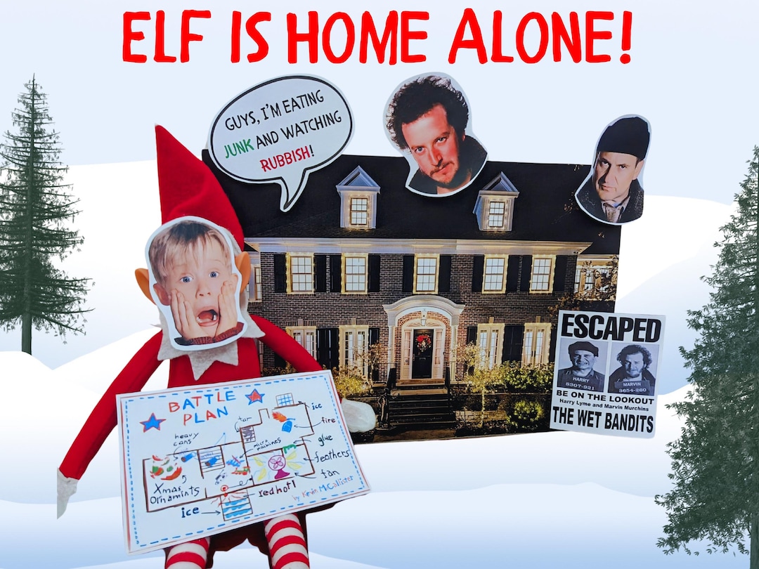 Home Alone Easy Elf Printable Instant Download, Home Alone Elf Props ...