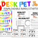 Desk Pet Bundle Starter Kit Printable - Desk Pets - Desk Pet Printable ...